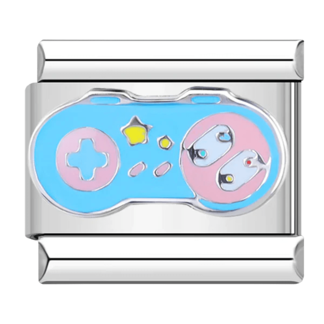 Gaming Controller Italian Charm | Gamer 9mm Bracelet Charm by Charmette